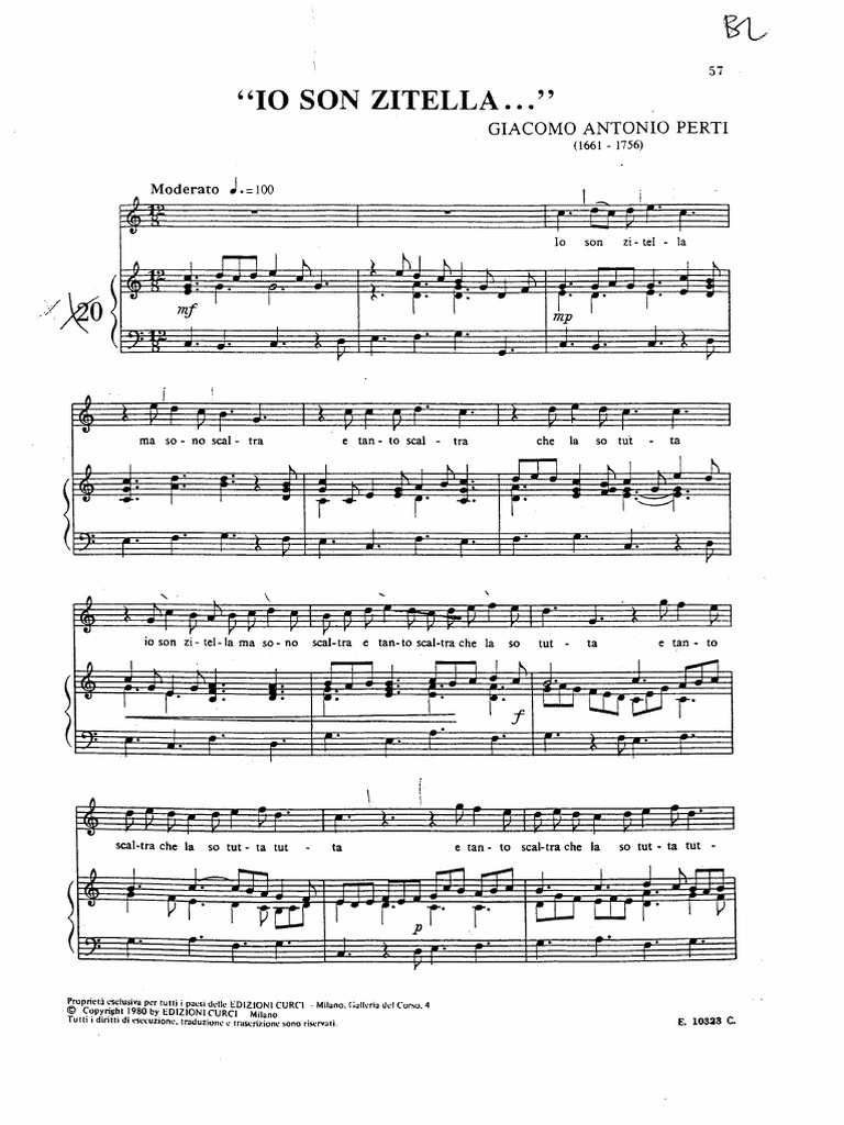 Perti-Io Son Zitella | PDF