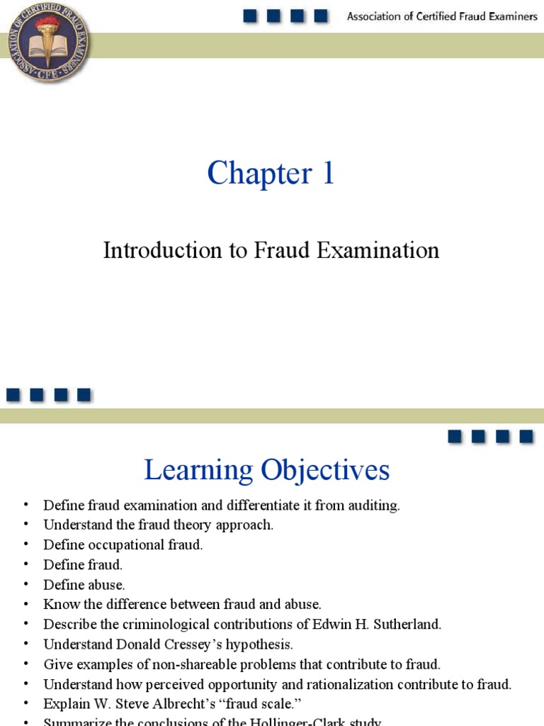 Introduction To Fraud Examination | PDF | Fraud | Crimes