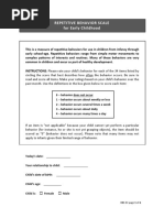Repetitive Behaviour Questionnaire-3 | PDF
