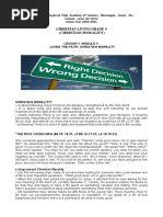 MODULE 9 Values Education | PDF | Self Esteem | Psychological Concepts