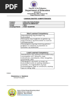 Least Learned Competencies in Araling Panlipunan | PDF