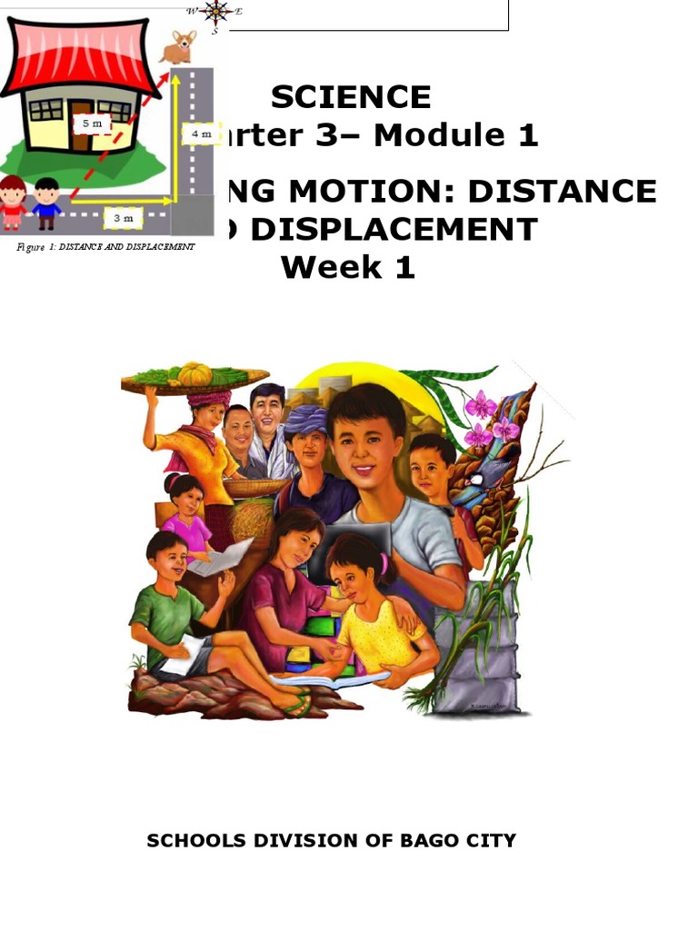 Science Quarter 3 - Module 1 Describing Motion: Distance and Displacement Week 1 | PDF ...