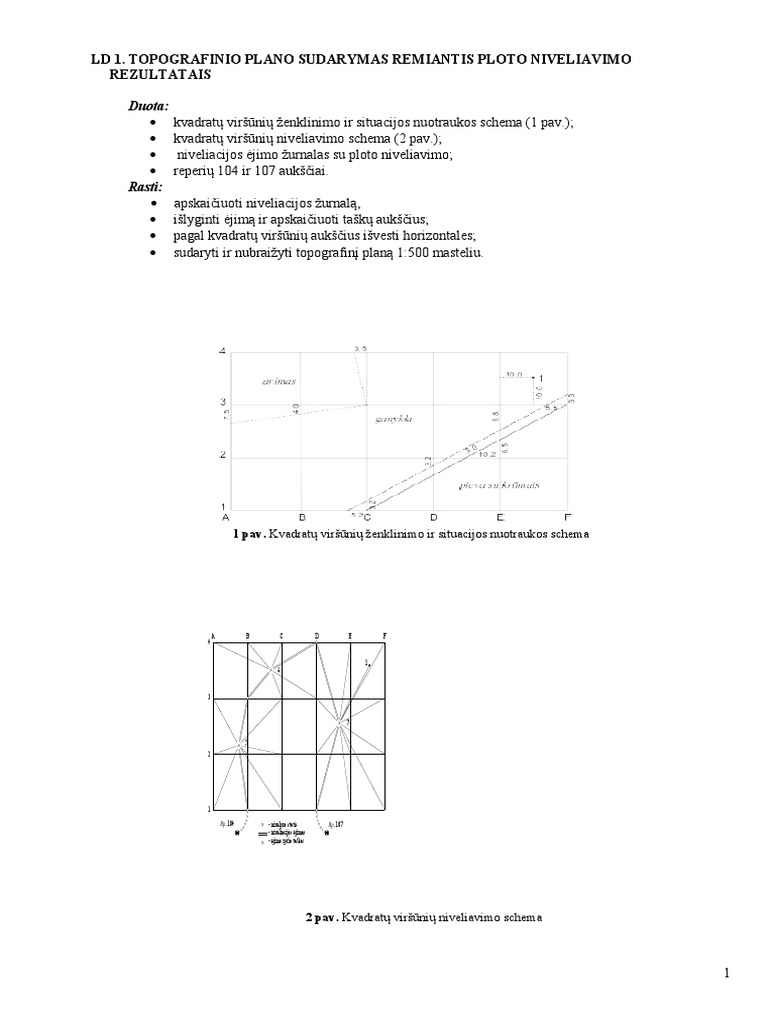 LD 1 Geodezija Geras | PDF