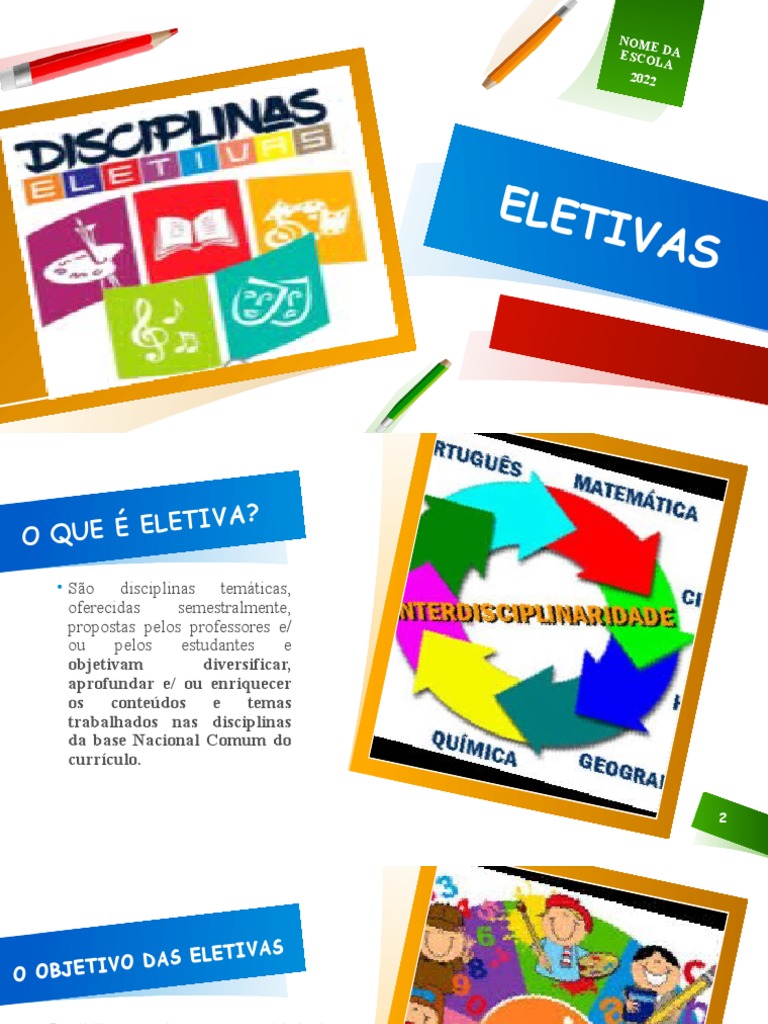 Modelo Eletiva Alunos | PDF