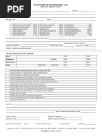 Unit Gas Leak Checklist | PDF | Leak | Home Appliance
