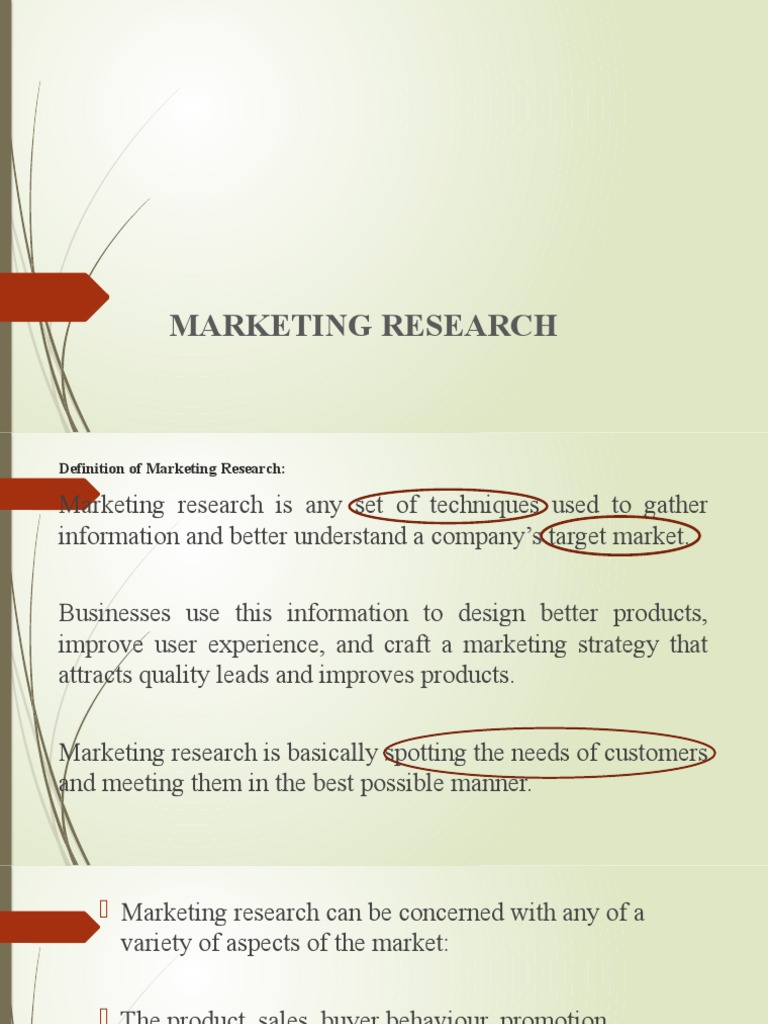 Marketing Research | PDF | Marketing | Marketing Research