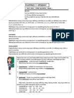 FILIPINO DETAILED LESSON PLAN 4AS Latest | PDF