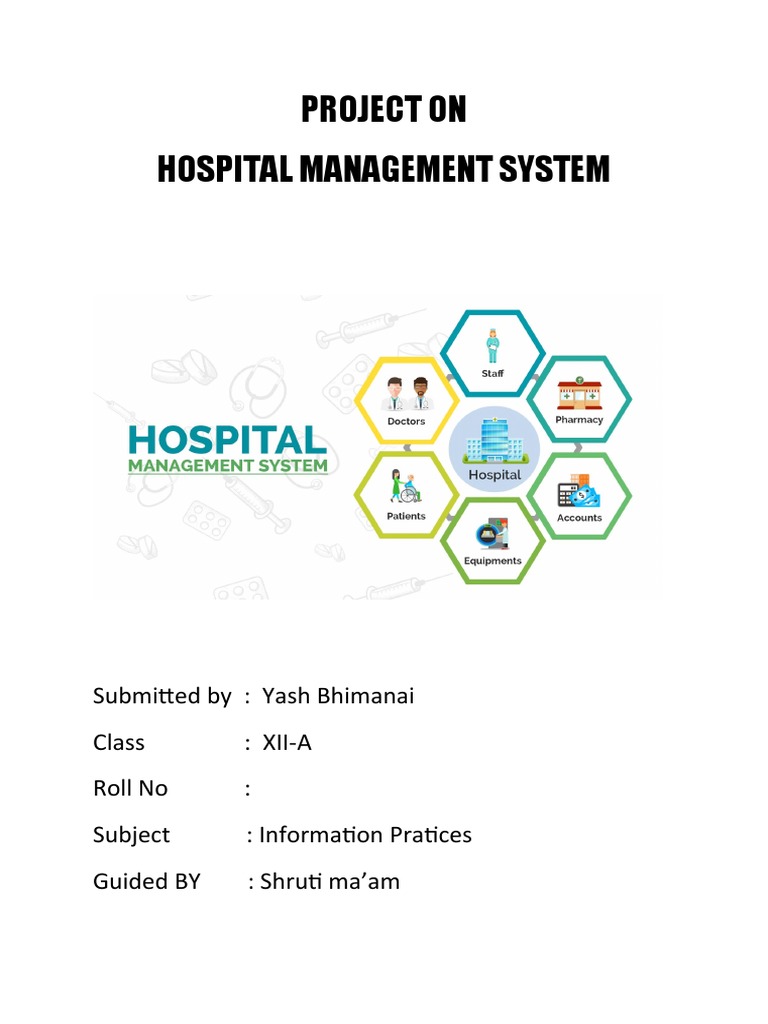 Final New Hospital Mangement System by Yash Bhimanai | PDF | Python ...