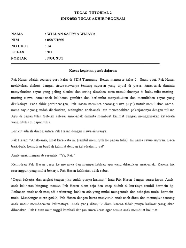 Tugas 2 Wildan | PDF