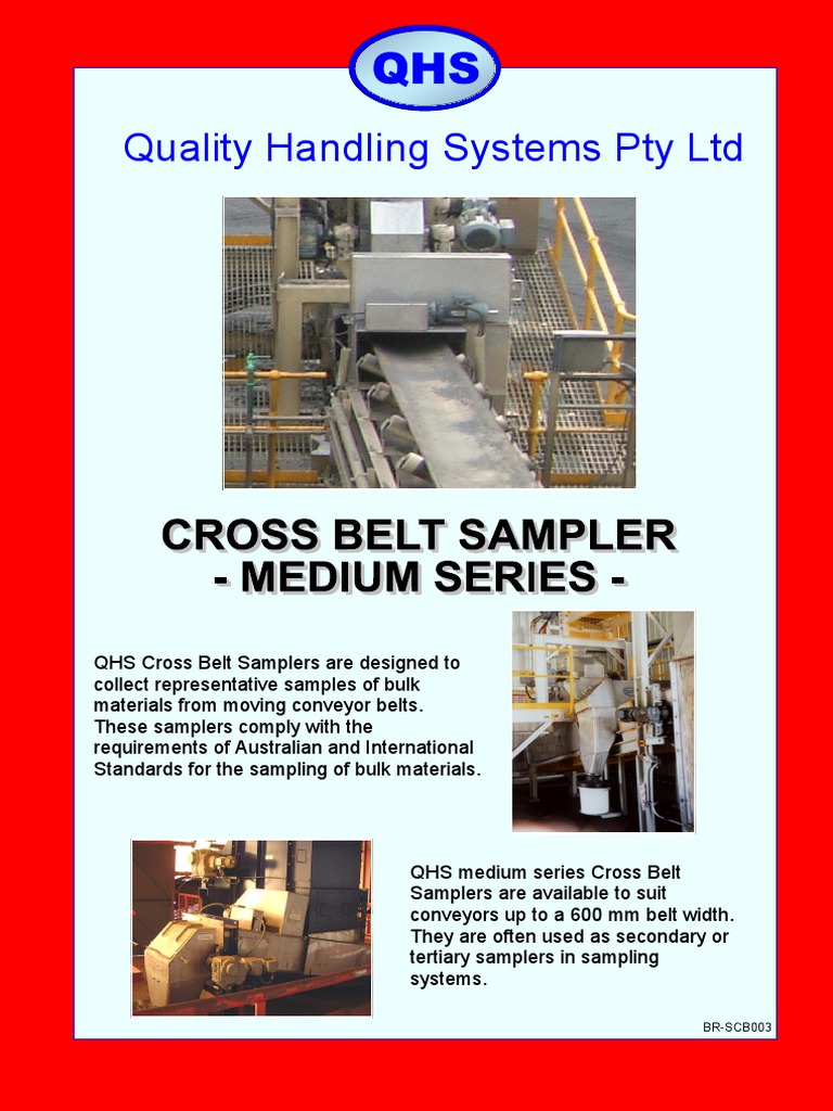 Quality Handling Systems Pty LTD: BR-SCB003 | PDF | Belt (Mechanical ...