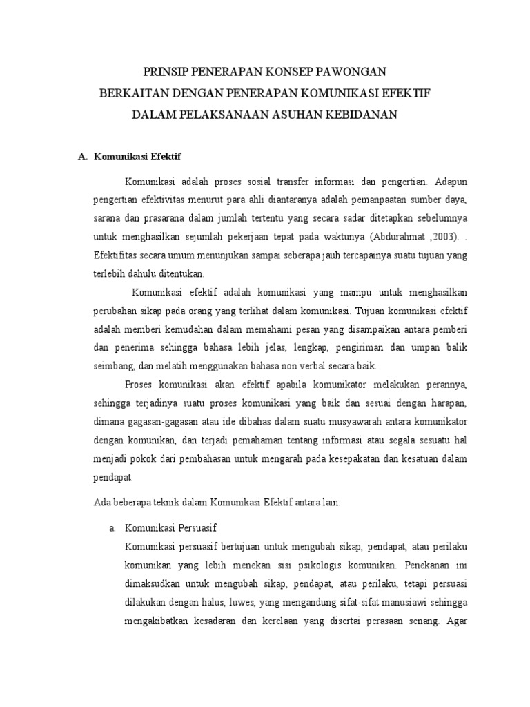 Prinsip Penerapan Konsep Pawongan | PDF | Pengembangan Diri