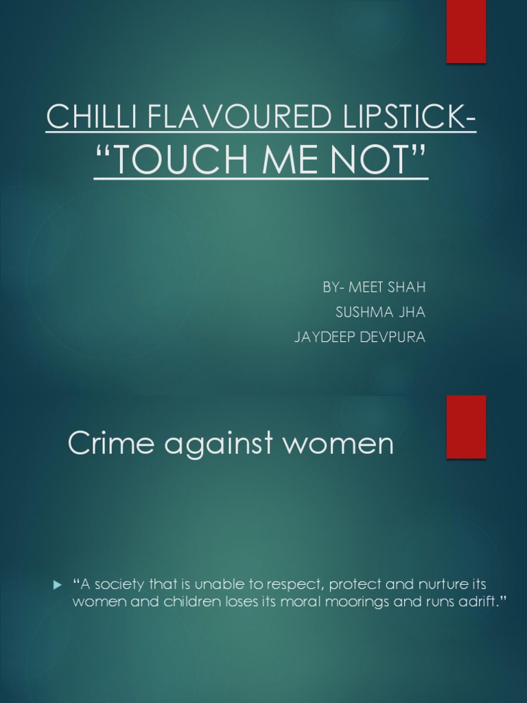 Chilli Flavoured Lipstick | PDF