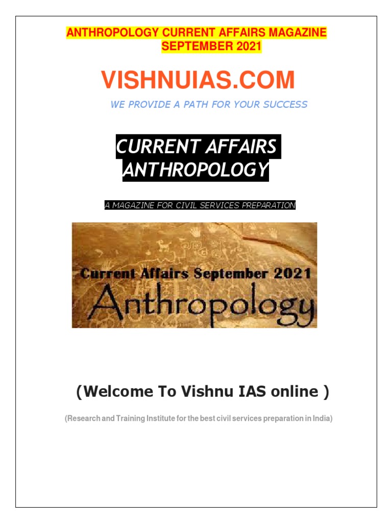 Anthropology Magazine: Sept 2021 | PDF | Race (Human Categorization ...