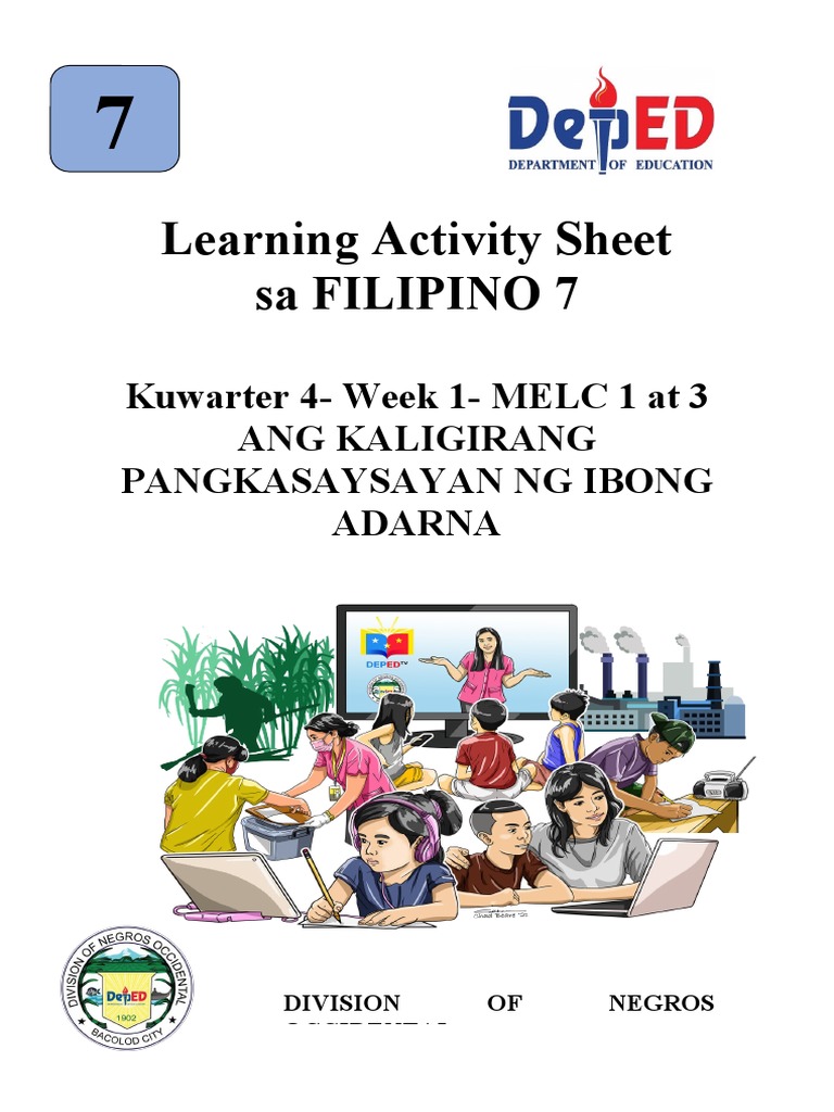 Filipino7 q4 Las 1 Week 1 Melc 1 at 3 | PDF | Social Science | Foreign Language Studies