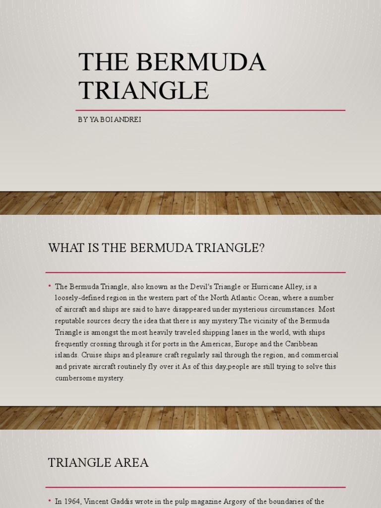 The Bermuda Triangle | PDF