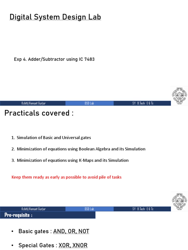 Adder PPT | PDF | Computer Science | Electronic Engineering
