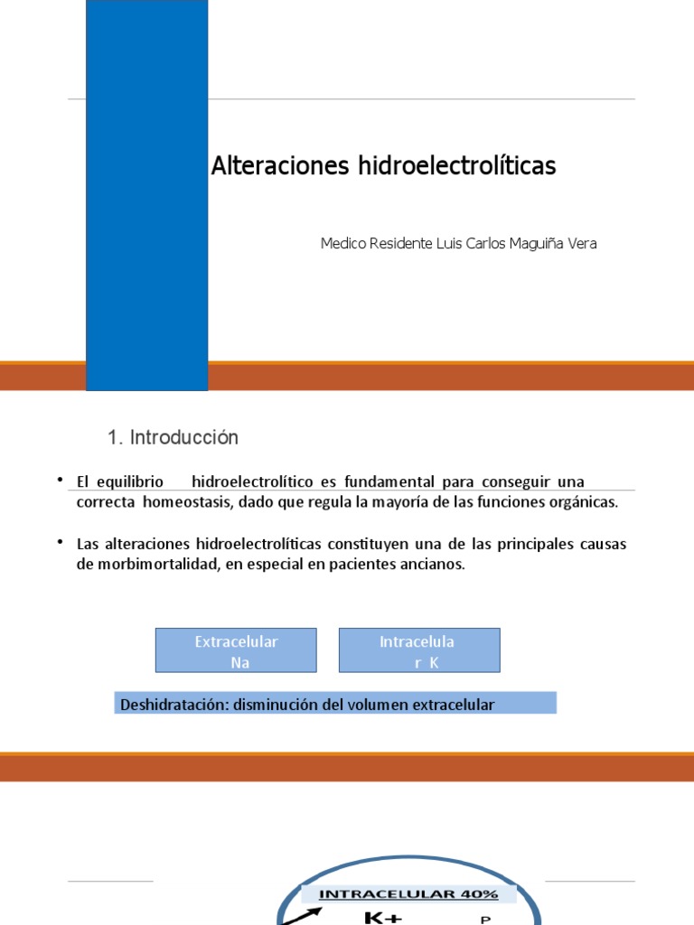 Alteraciones Hidroelectrolíticas | PDF | Sodio | Electrocardiografia