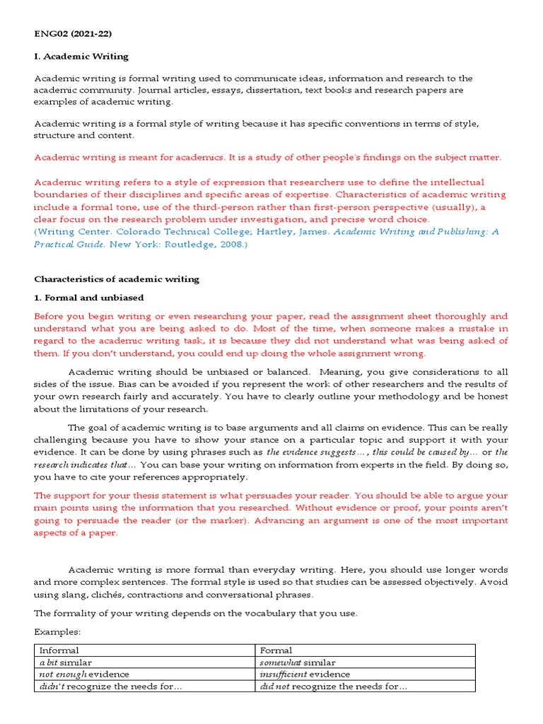 Academic vs. Professional Writing Guide | PDF | Thesis | Theory