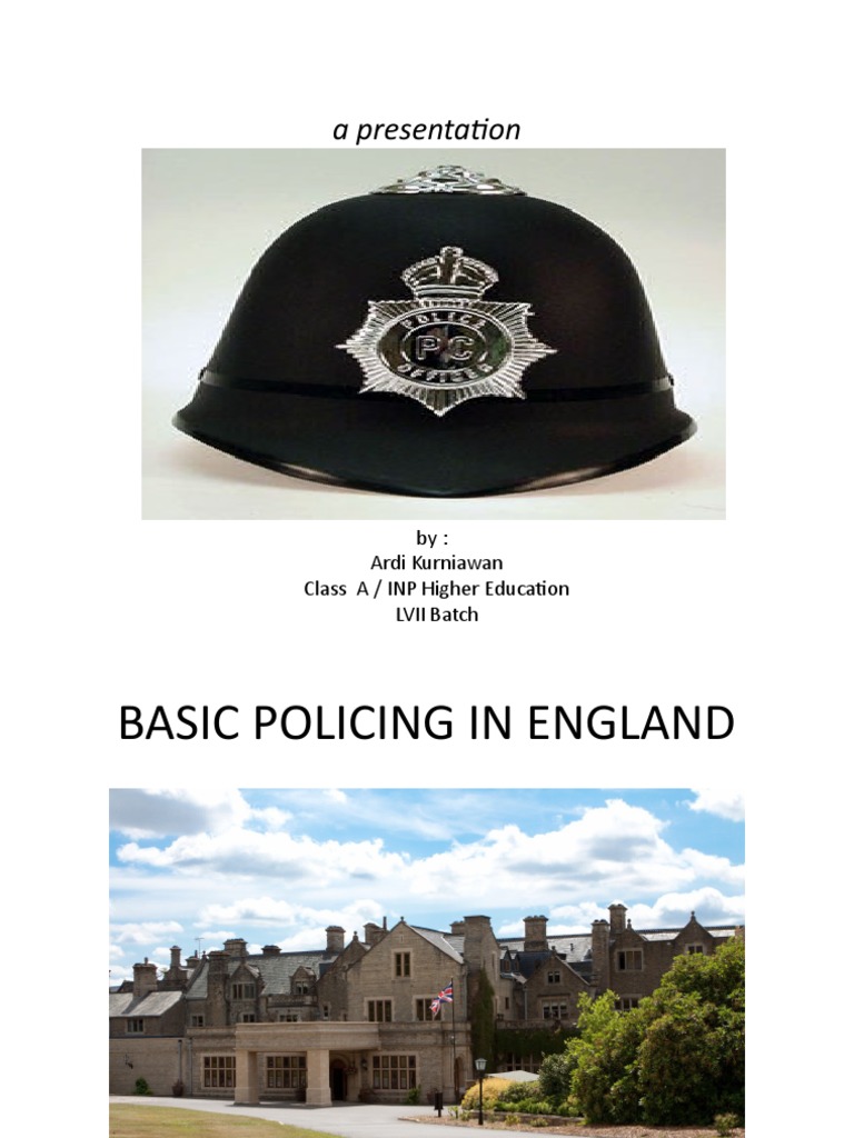 Basic Policing in England | PDF | Police | Disabled Sports