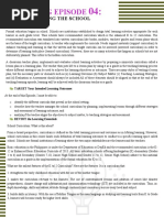 FS Episode 8 | PDF | Curriculum | Lesson Plan