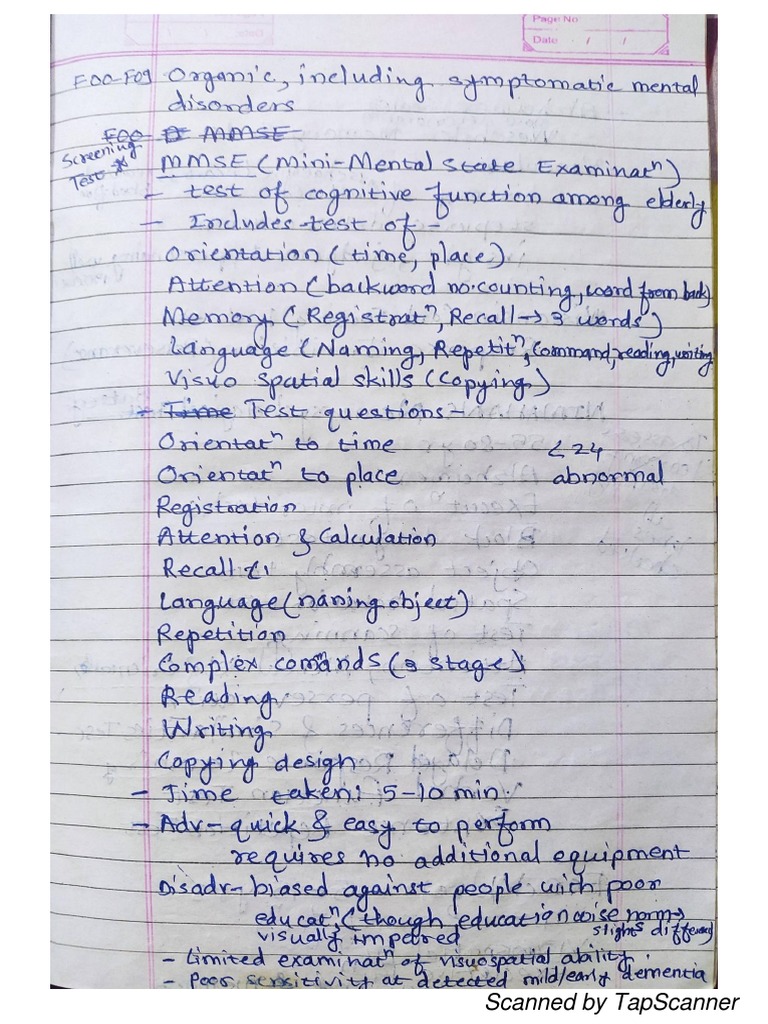 Assessments For ICD Disorders | PDF