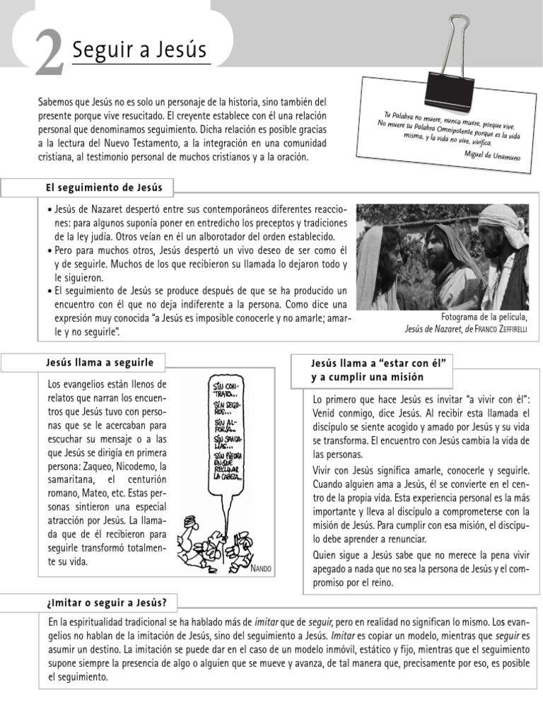 2 Seguir A Jesús | PDF | Jesús