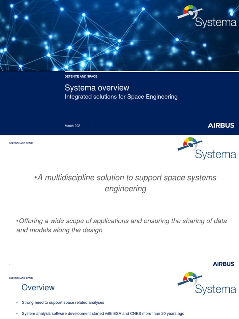 Systema Overview: Integrated Solutions For Space Engineering | PDF | Attitude Control ...