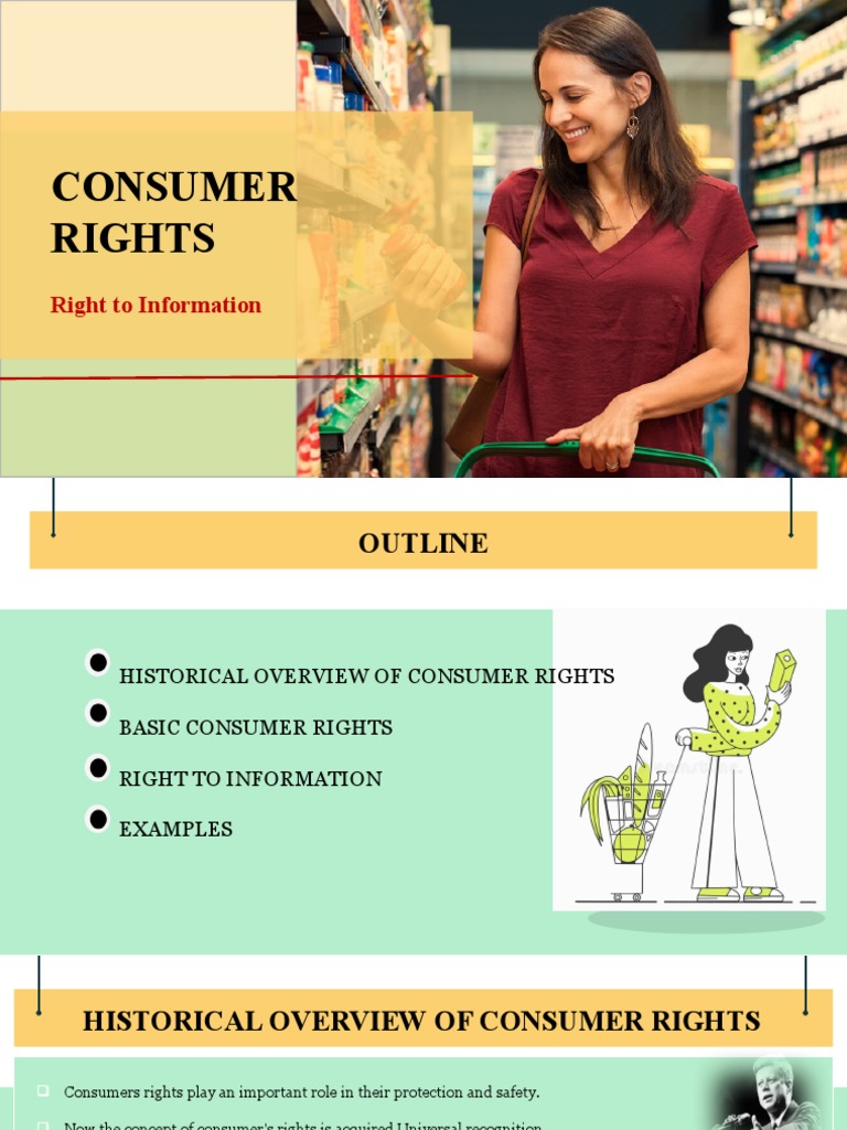 Consumer Rights: Right To Information | PDF | Consumer Protection | Brand