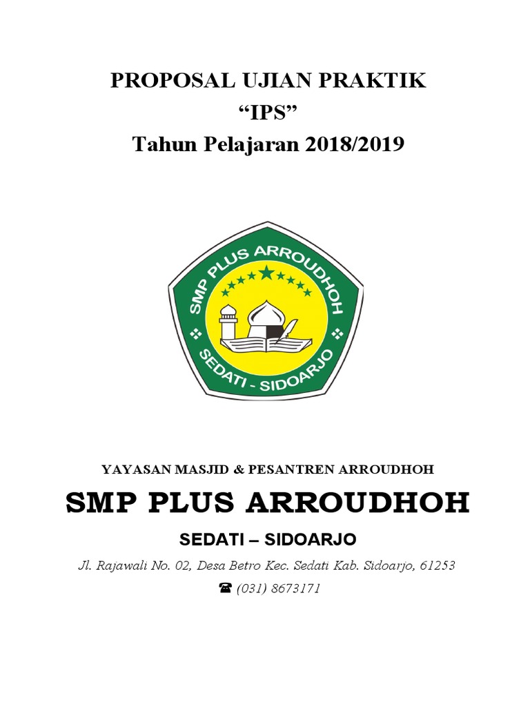 Proposal Unprak Ips 2018-2019 | PDF
