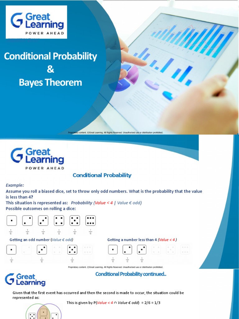 Conditional Probability & Bayes T | PDF | Probability | Odds