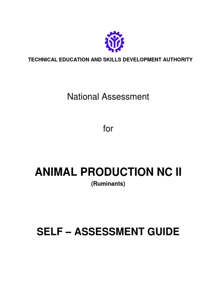 SAG Animal Production Ruminants NC II | PDF | Calf | Occupational ...