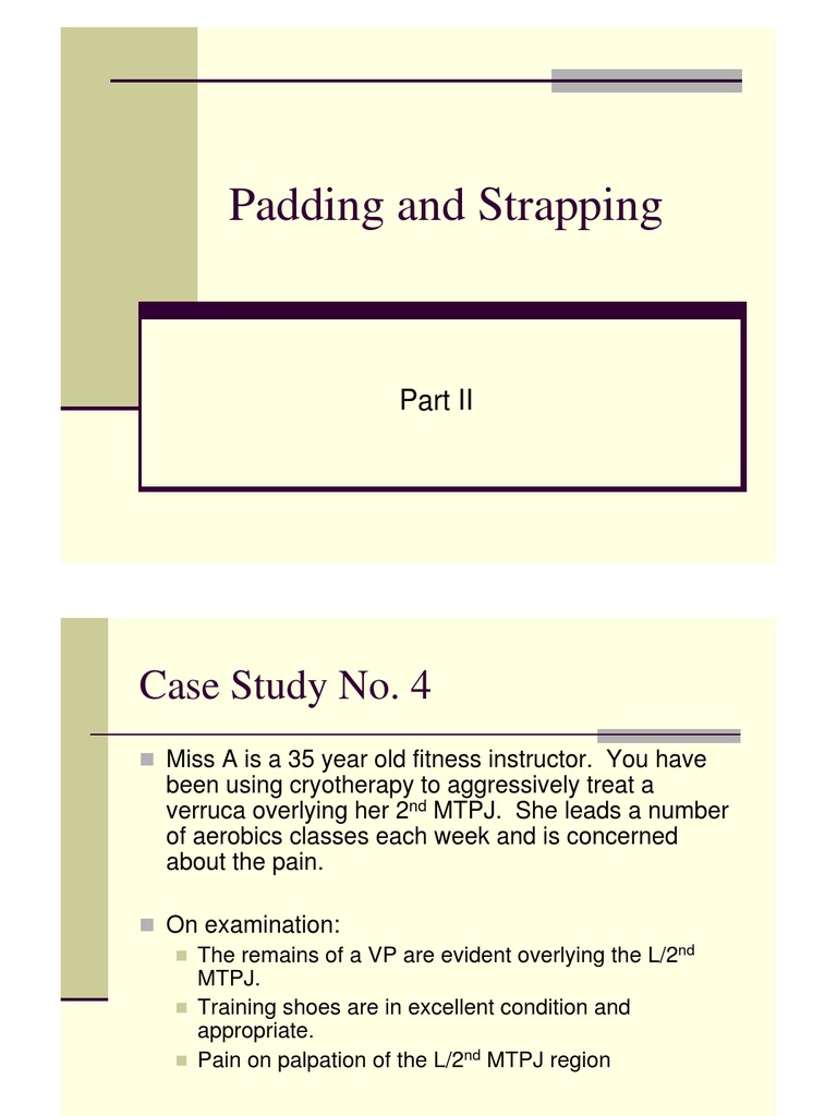 Padding Strapping II | PDF | Toe | Shoe