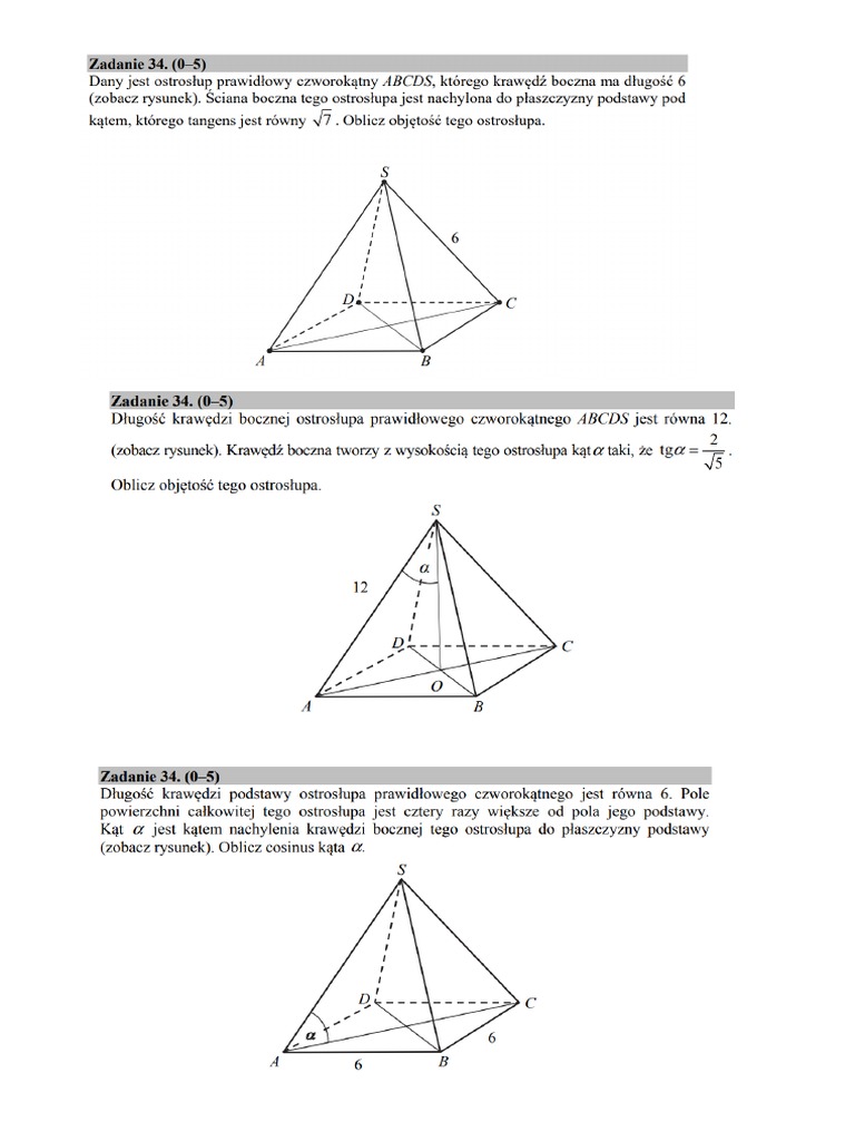 Stereometria | PDF