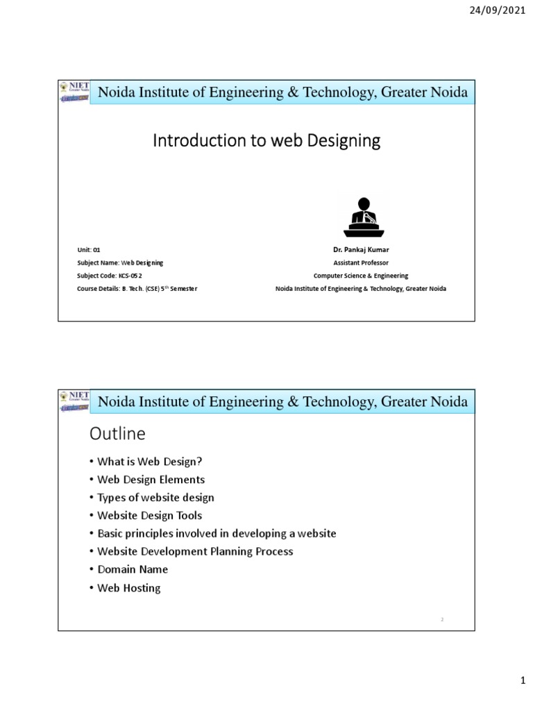 Introduction to Web Design Principles | PDF | World Wide Web | Internet ...