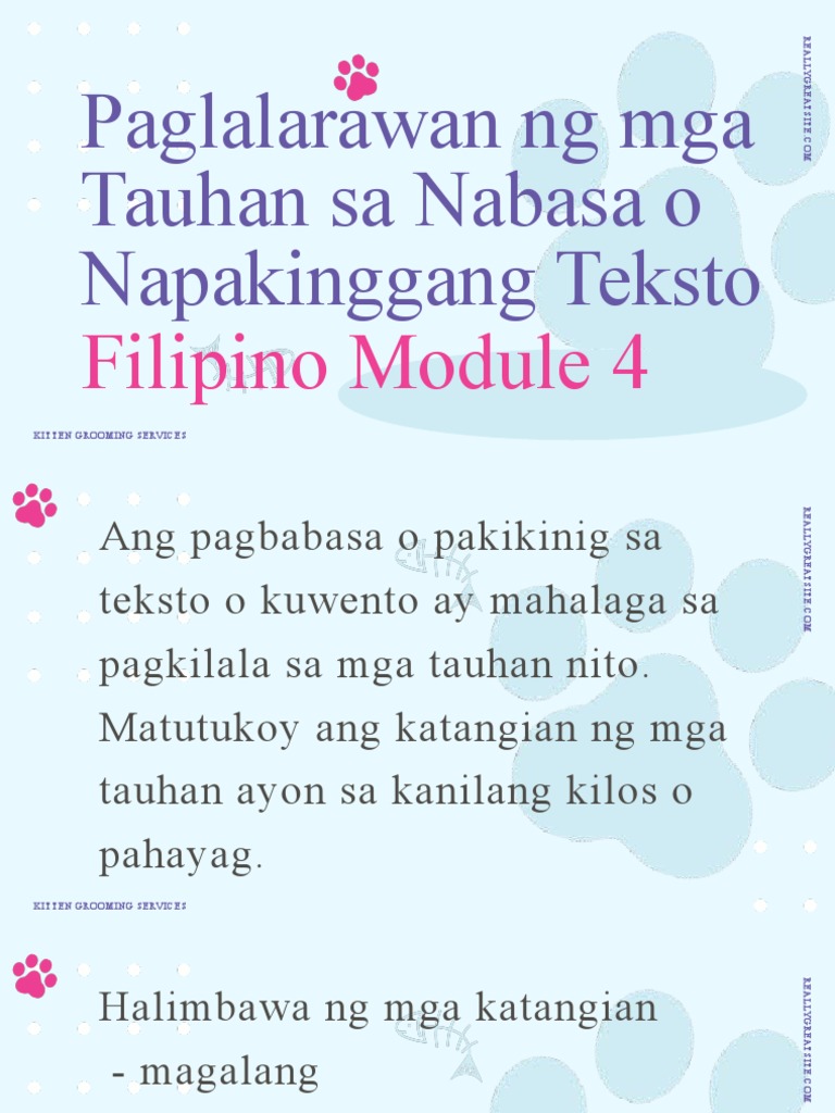 Filipino Module 4 | PDF