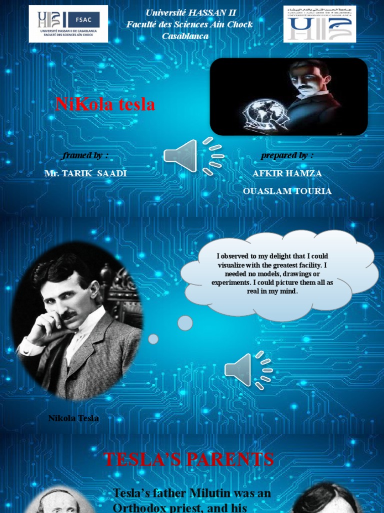 Nikola Tesla: Framed By: Prepared by | PDF | Nikola Tesla | Science