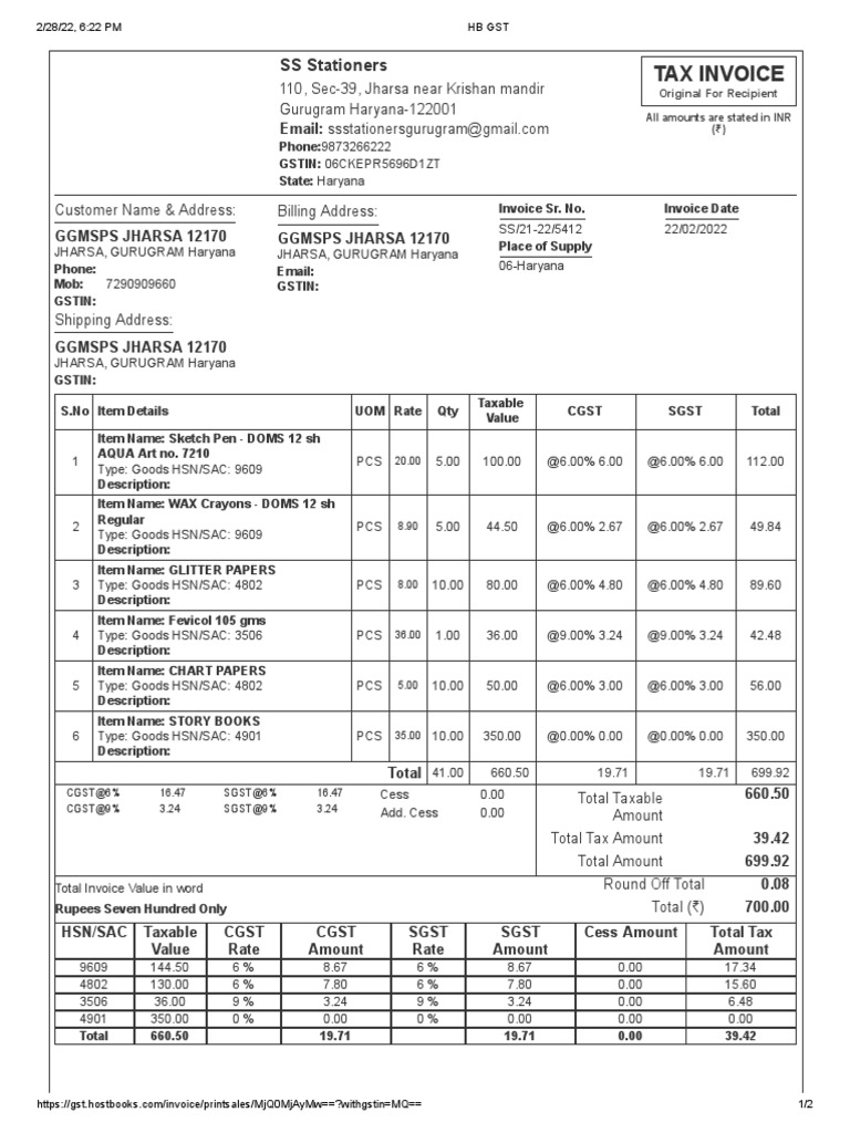 Ggmsps GST Bill | PDF | Trade | Taxation
