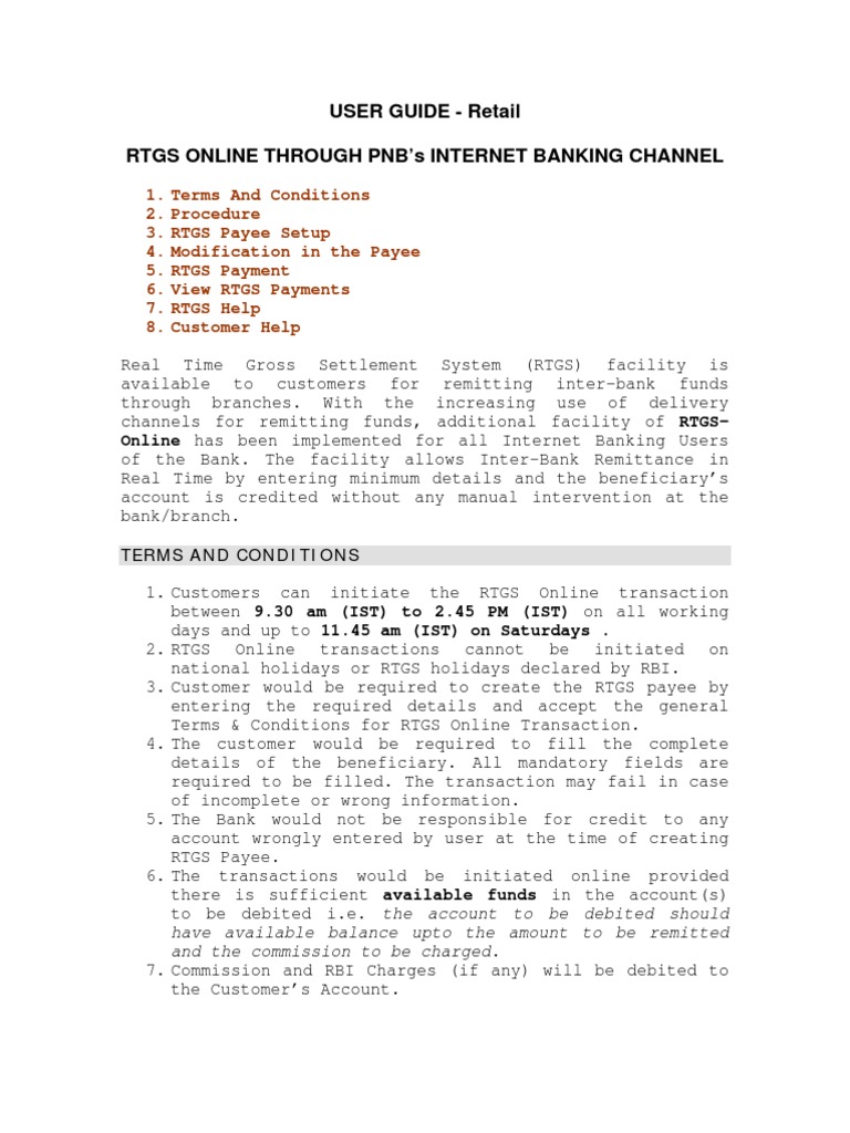 A Comprehensive Guide to Conducting Real-Time Gross Settlement ...