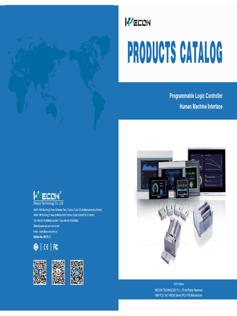 WECON Products Catalog 2021 | PDF