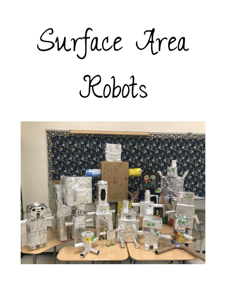 1 Surface Area Robot Project | PDF