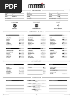 Byte - Character Sheet | PDF | Ballistics | Warfare