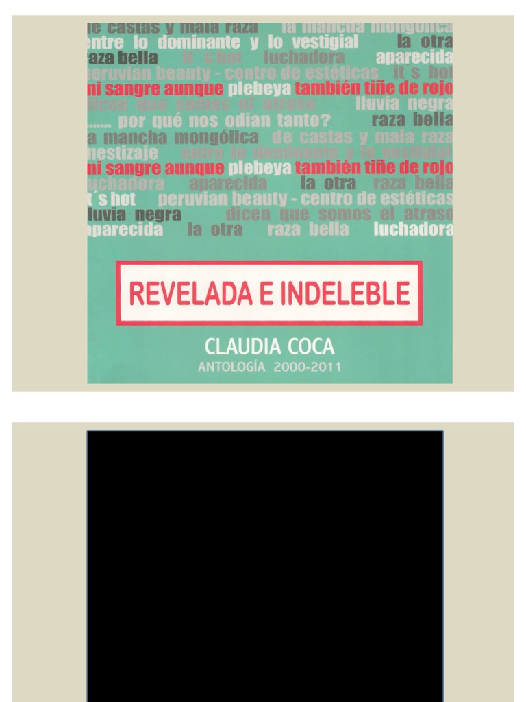 Catalogo Revelada e Indeleble-Claudia Coca | PDF