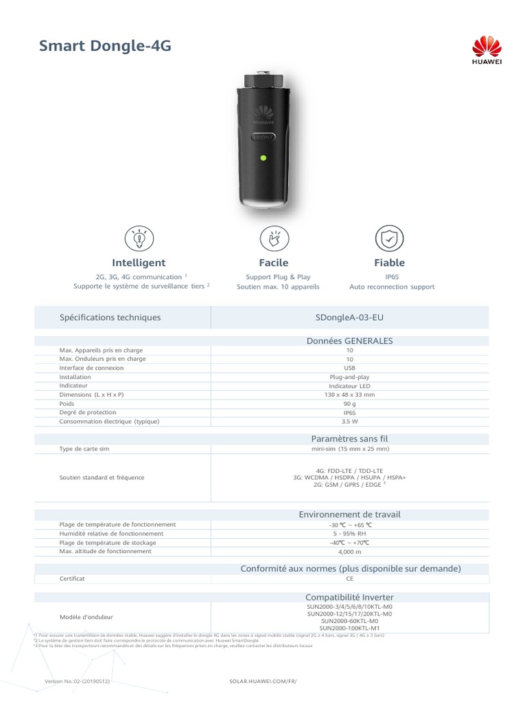 SmartDongle 4G | PDF | GSM | LTE (Télécommunication)