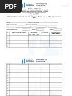 Formato Entrega de Libros | PDF