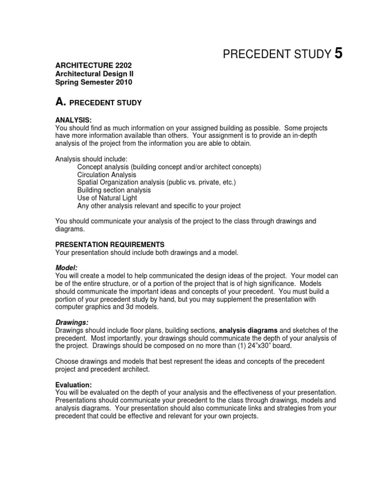 Precedent Study | PDF | 3 D Modeling | Drawing