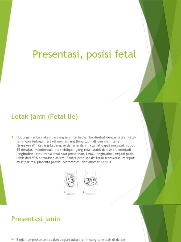 Presentasi, Posisi Fetal | PDF