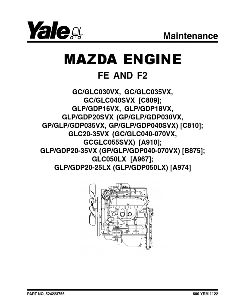 Mazda Engine: Maintenance | PDF | Piston | Distributor