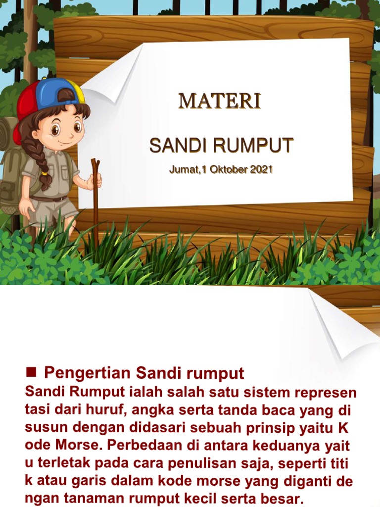 Materi Pramuka Sandi Rumput | PDF