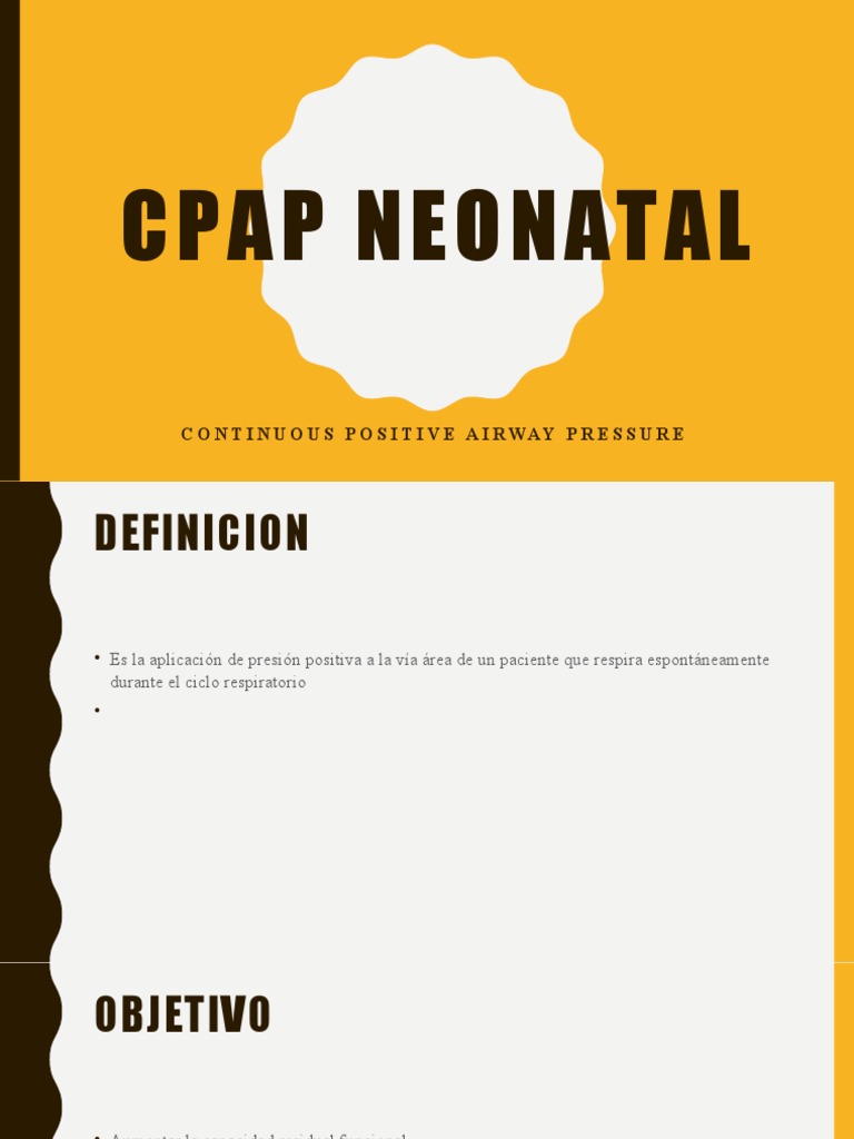 Cpap Neonatal | PDF