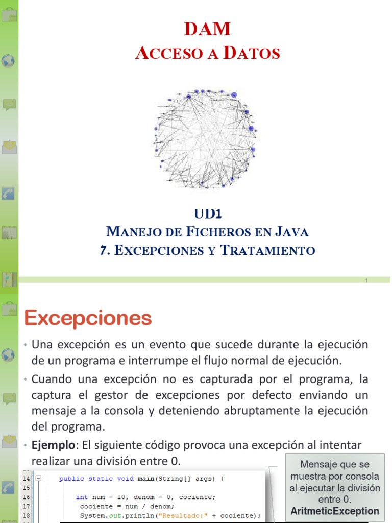 Excepciones y Tratamiento | PDF | Java (lenguaje de programación) | Software